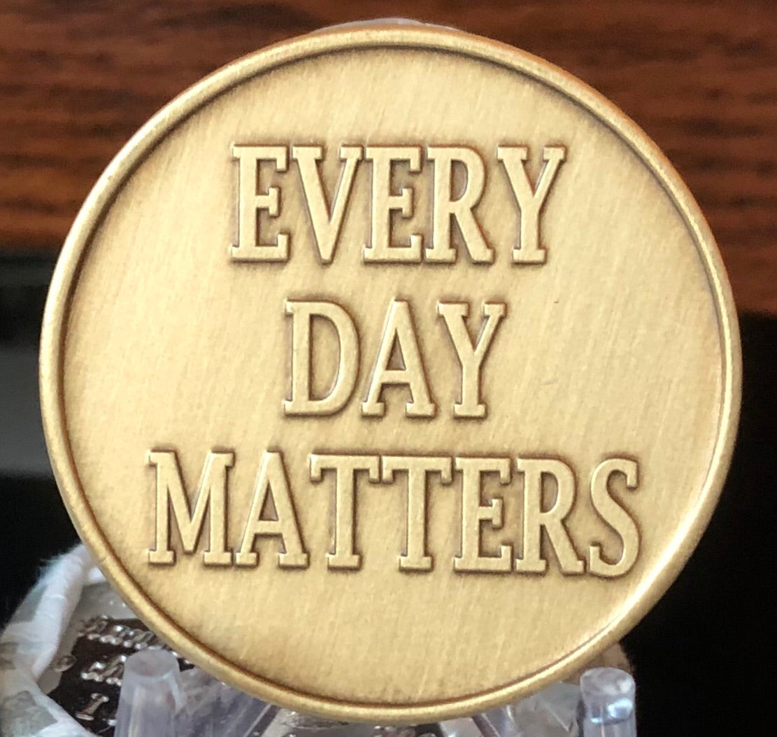 Attitude Every Day Matters Eagle Medallion Chip Coin Bronze ...
